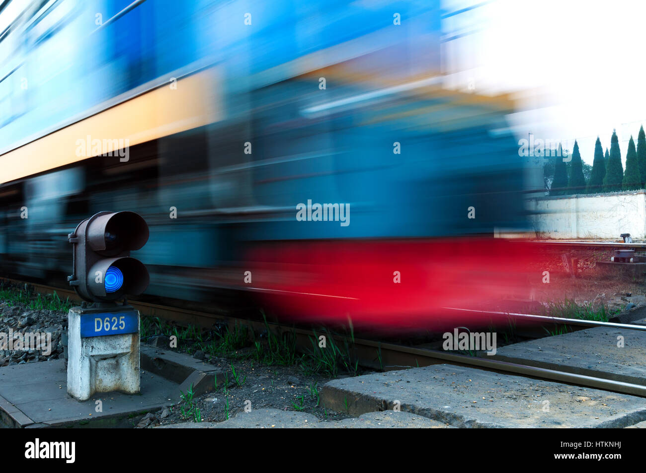Freight train motion blur hi-res stock photography and images - Alamy