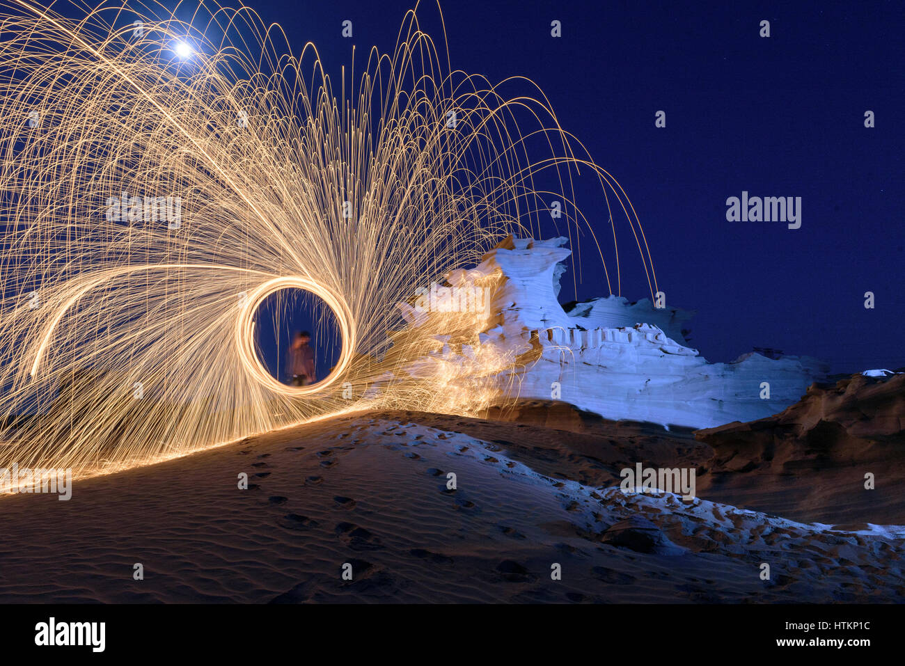 Steel wool spinning hi-res stock photography and images - Alamy