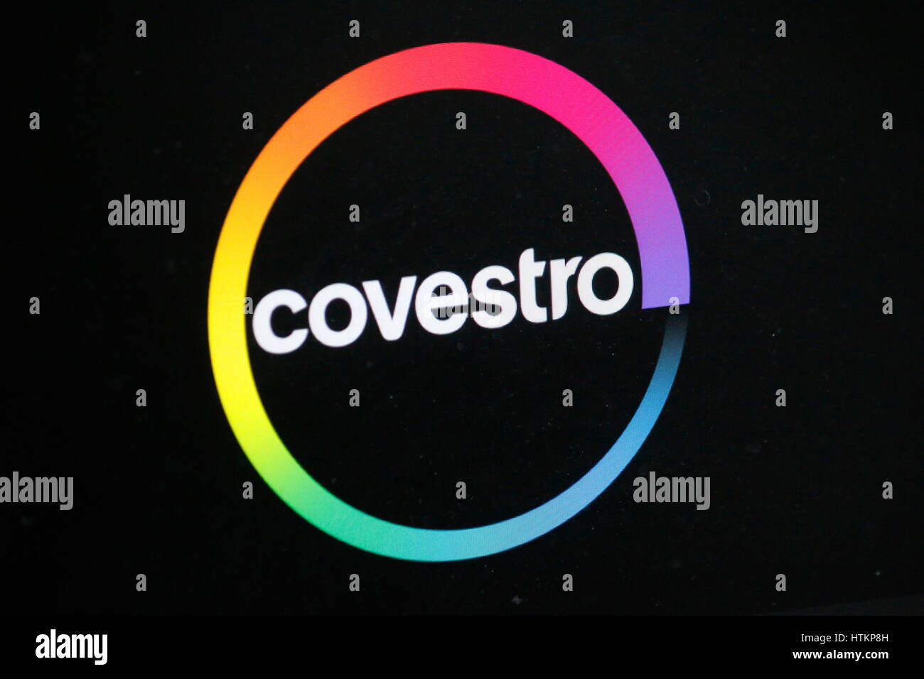 das Logo der Marke/ the logo of the brand "Covestro", Berlin Stock ...