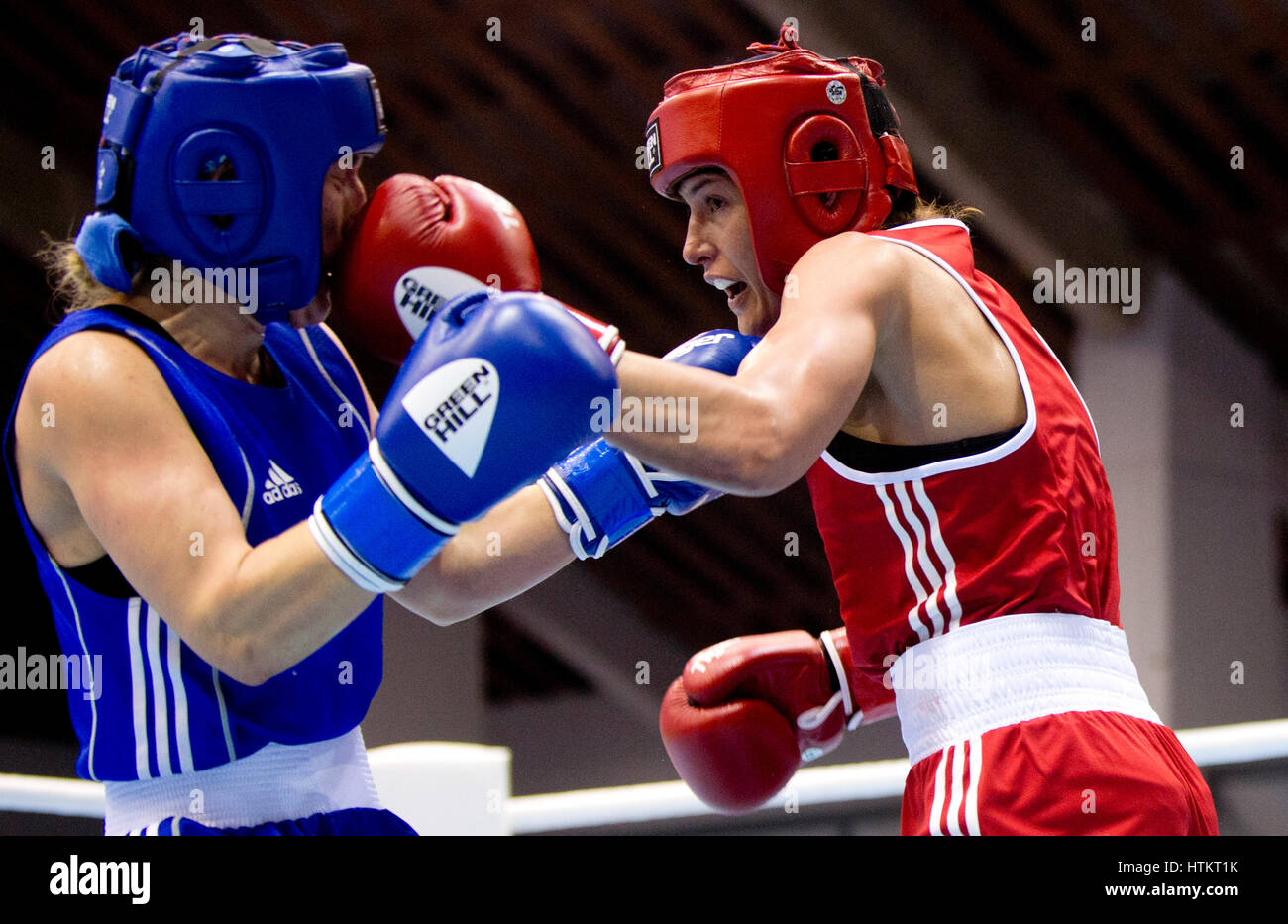 November 18, 2016: England's Chantelle Cameron (RED) during the EUBC ...