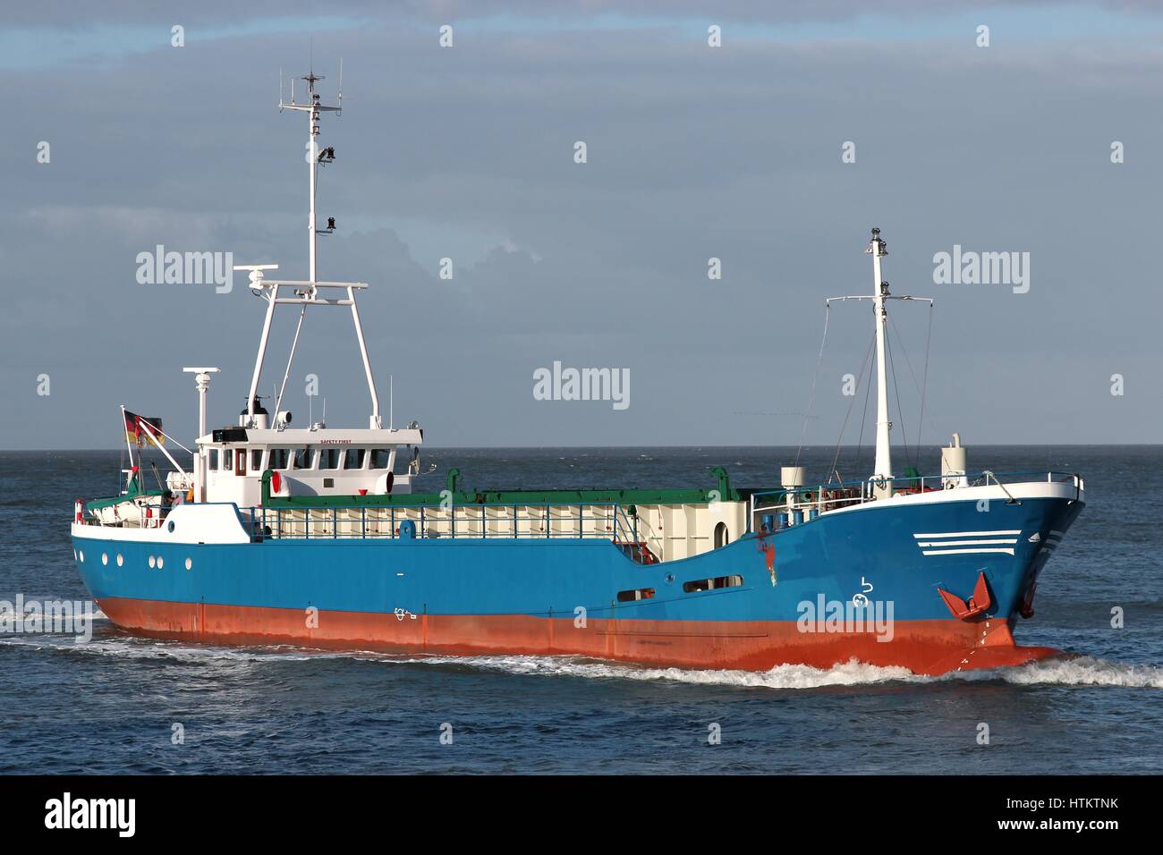 general cargo ship at sea Stock Photo - Alamy