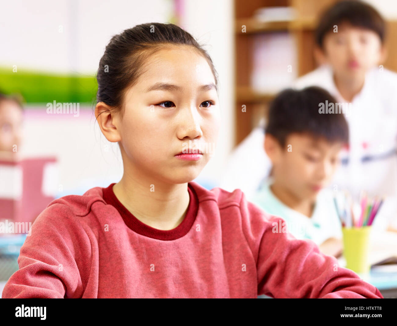 Girl child female 11 eleven hi-res stock photography and images - Alamy