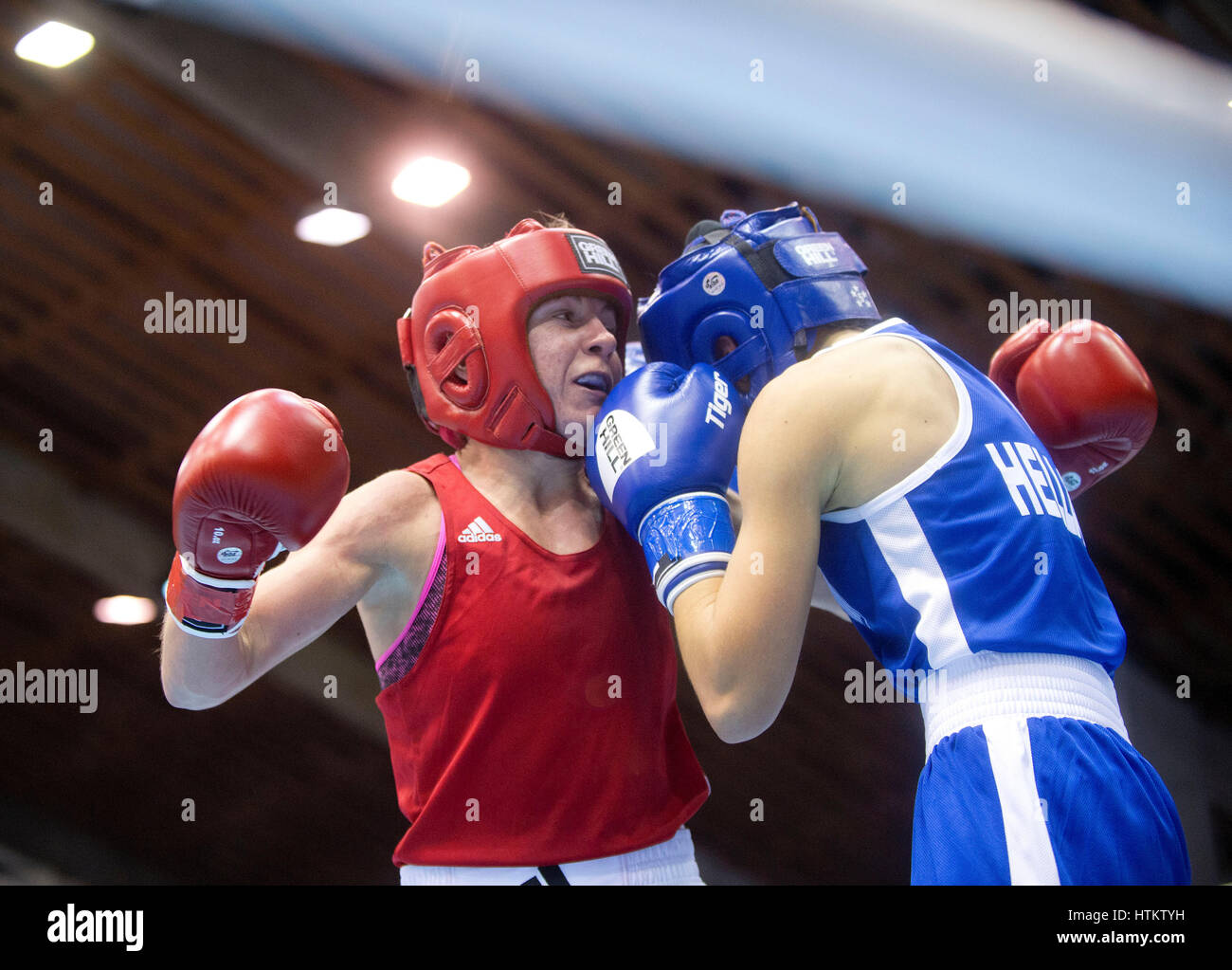 November 19, 2016: England's Lisa Whiteside (RED) during the EUBC ...
