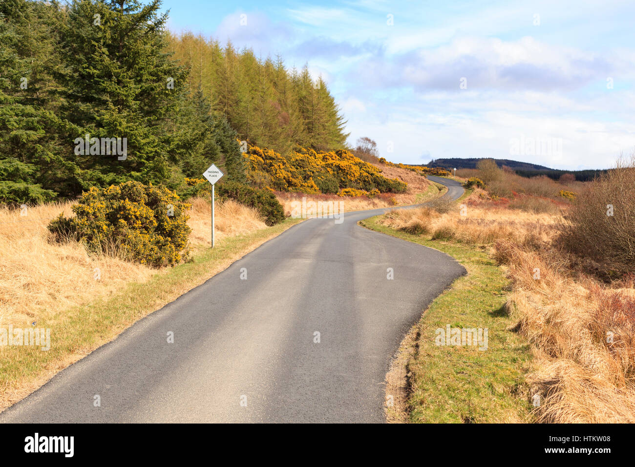 Passing place sign hi-res stock photography and images - Alamy