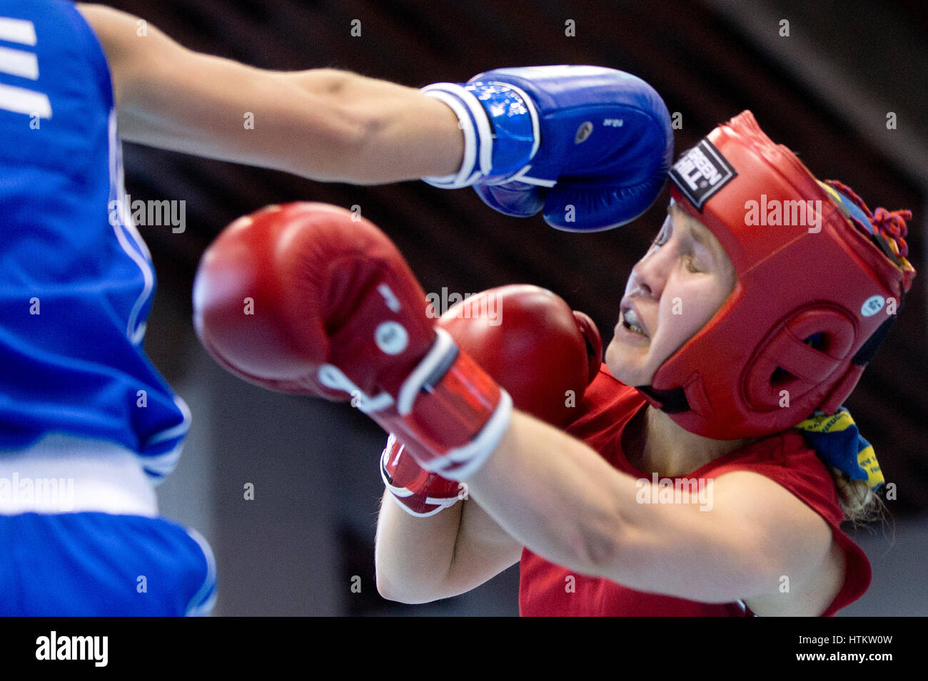 November 20, 2016: Sweden's Helena Envall (RED) during the EUBC ...