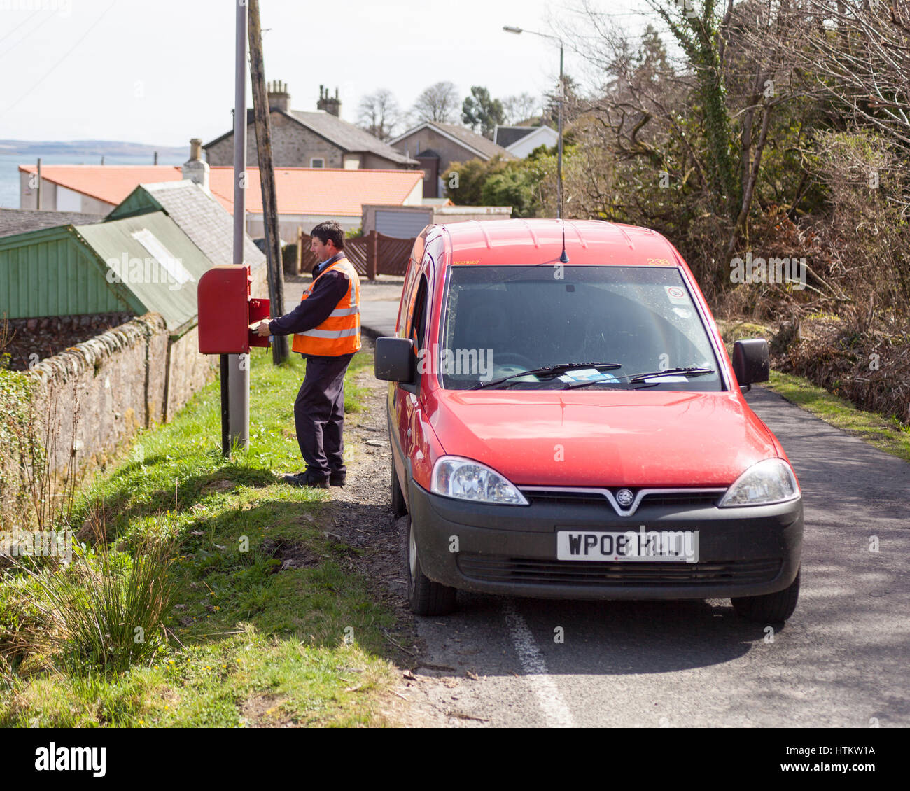 Rural postman scotland hi-res stock photography and images - Alamy