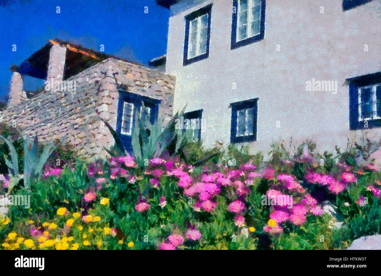 Hydra island painting hi-res stock photography and images - Alamy