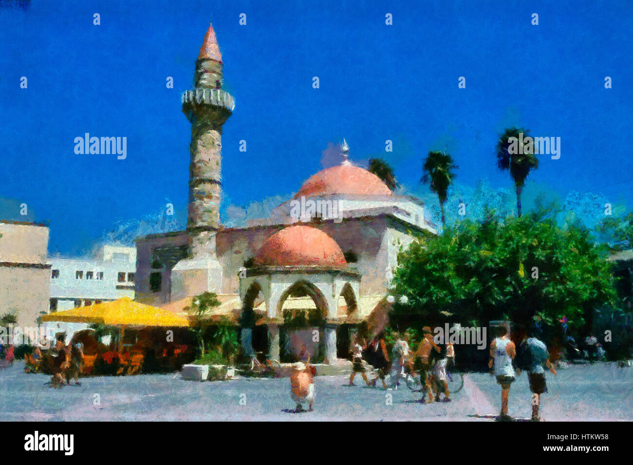 Kos town in Kos island, Greece Stock Photo - Alamy