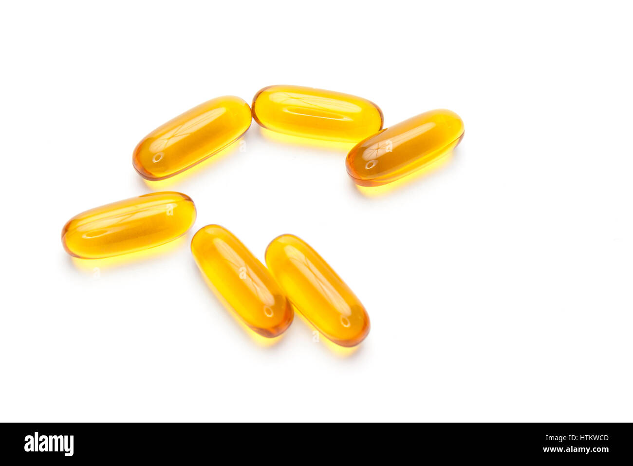 Omega 3 cod fish liver oil dietary supplement capsules containing Omega ...