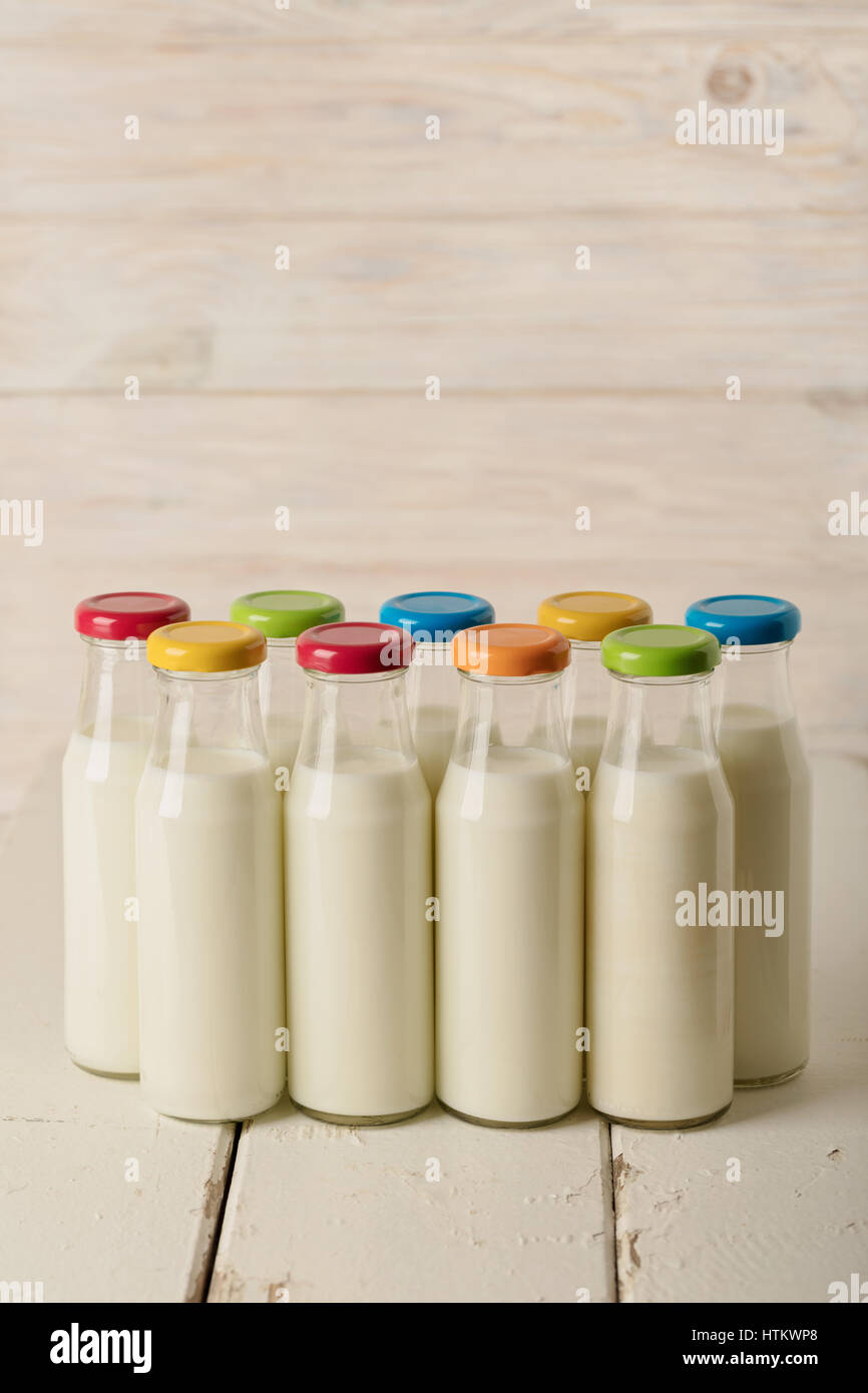 Milk bottle caps hi-res stock photography and images - Alamy