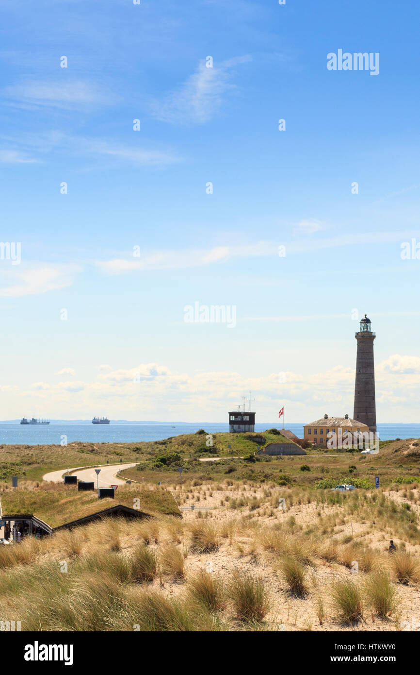 Skagen lighthouse, Skagen, North Jutland County, Denmark, was built ...