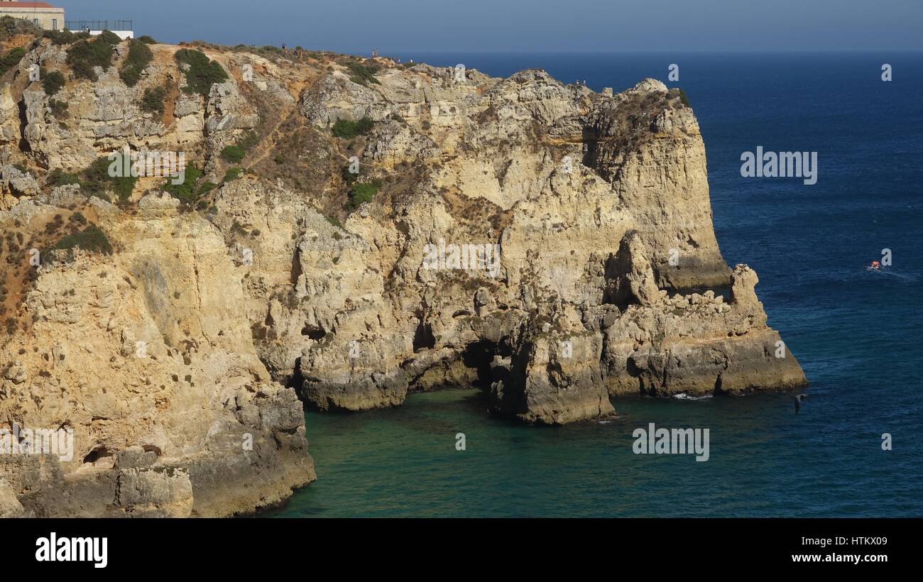 Cliffs At Oceanside Stock Photo - Alamy