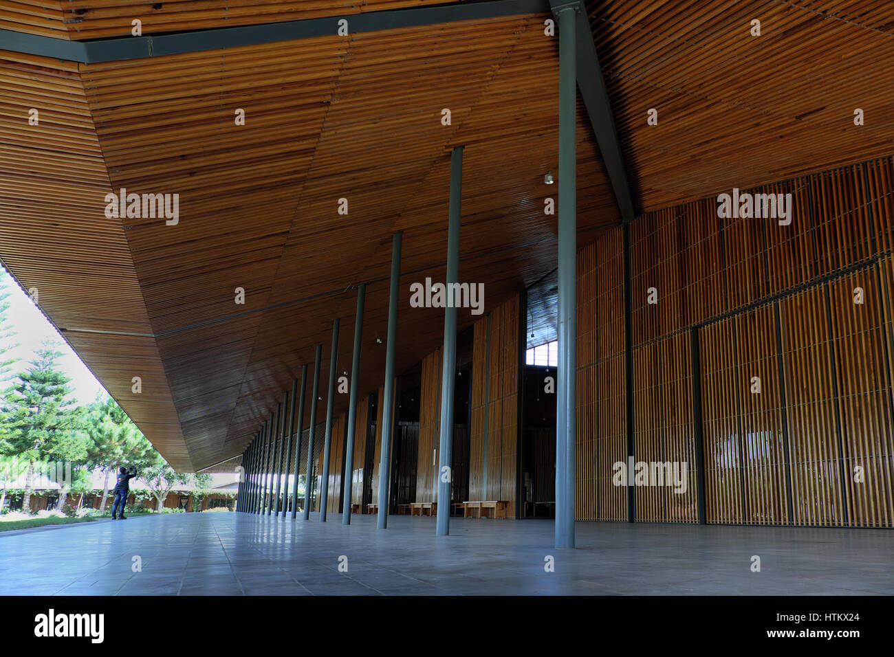 DUC TRONG, VIET NAM- DEC 28, 2016: Amazing green architecture of Ka Don ...