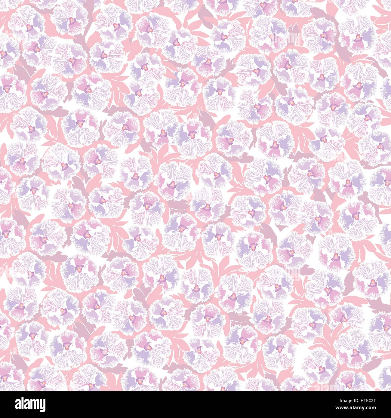 Floral pattern. Flower seamless background. Flourish ornamental garden ...