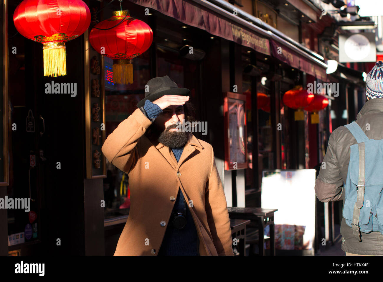 People blocking face hi-res stock photography and images - Alamy