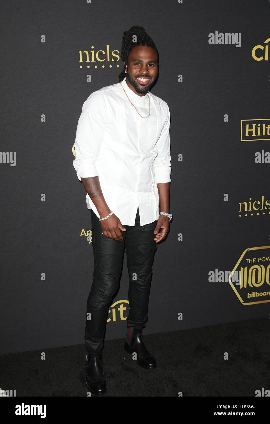 Jason derulo 2017 billboard power 100 hi-res stock photography and ...