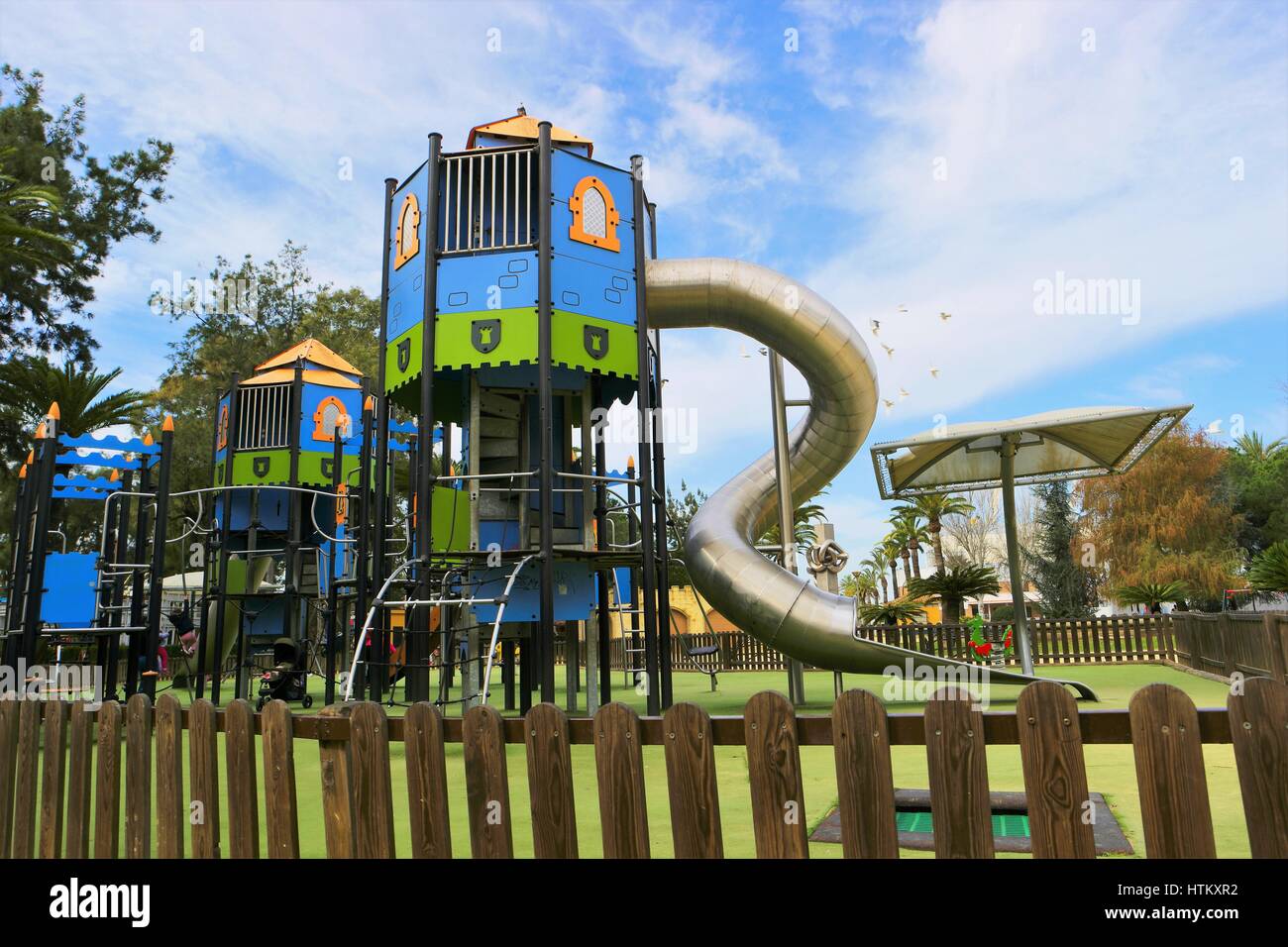 Panorama playground in urban hi-res stock photography and images - Alamy
