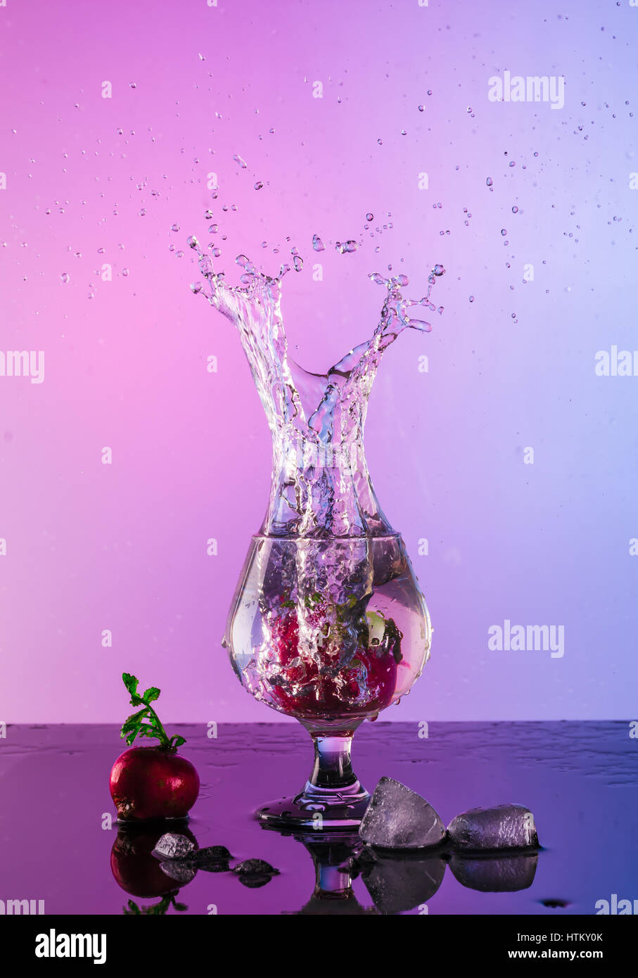 Water Splash Effect Stock Photo - Alamy