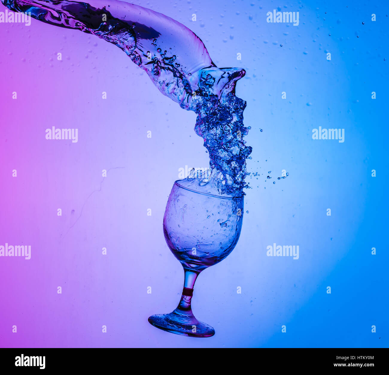 Water Splash Effect Stock Photo - Alamy