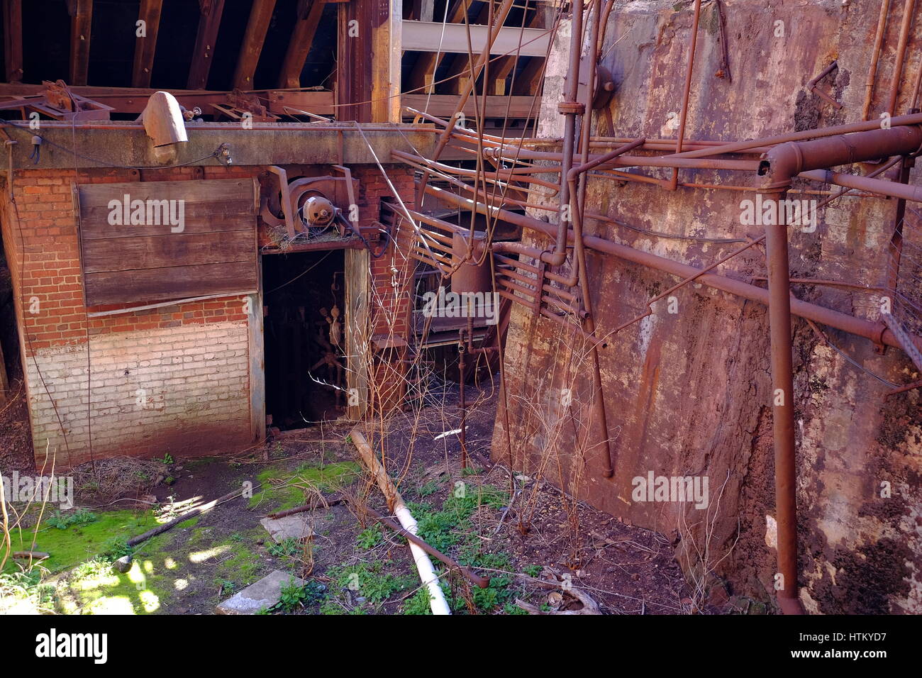 The National Historic Landmark, Sloss Furnaces, in Birmingham, Alabama ...
