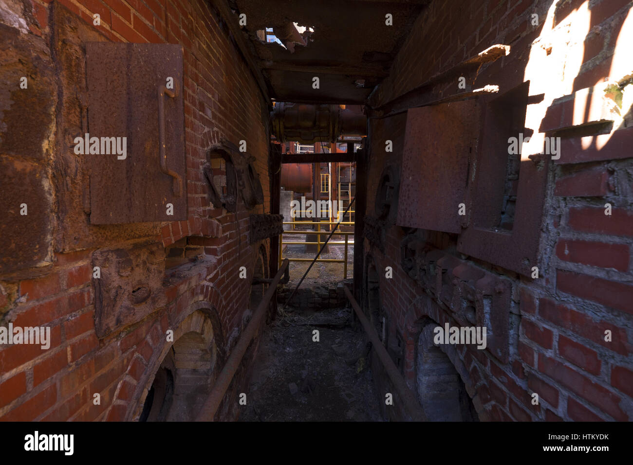 The National Historic Landmark, Sloss Furnaces, in Birmingham, Alabama ...