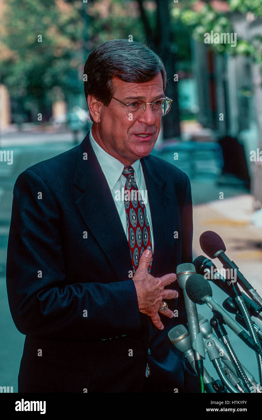 Republican Senate Majority Leader Senator Trent Lott of Mississippi ...
