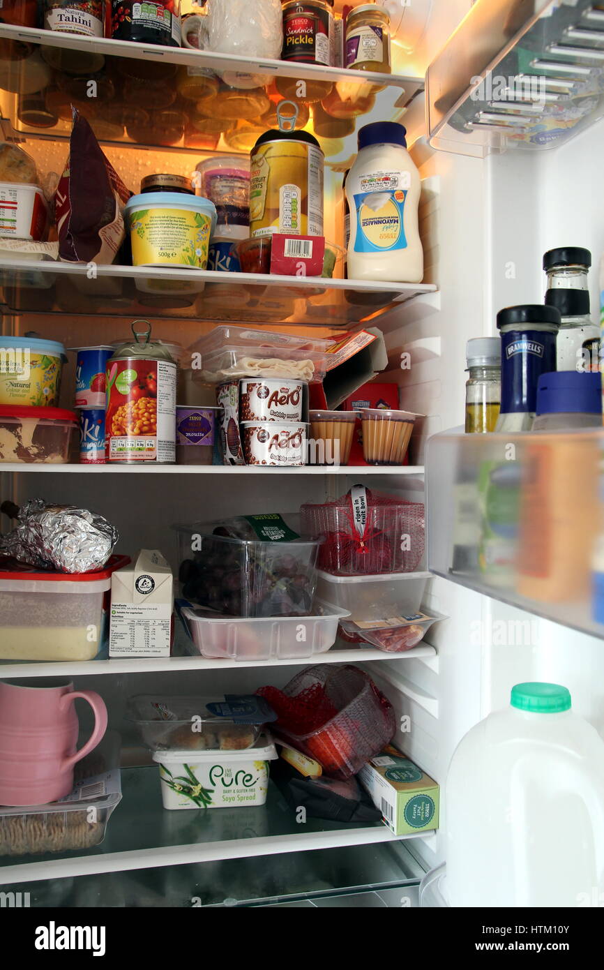 Contents Refrigerator High Resolution Stock Photography and Images - Alamy