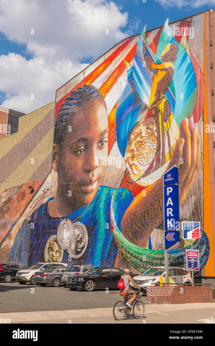 Legacy mural, by Josh Sarantitis and Eric Okdeh, 707 Chestnut Street ...