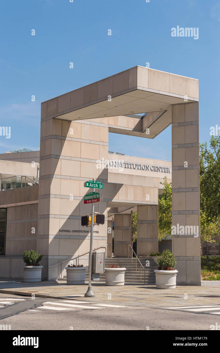 National Constitution Center, Philadelphia, Pennsylvania, USA Stock ...