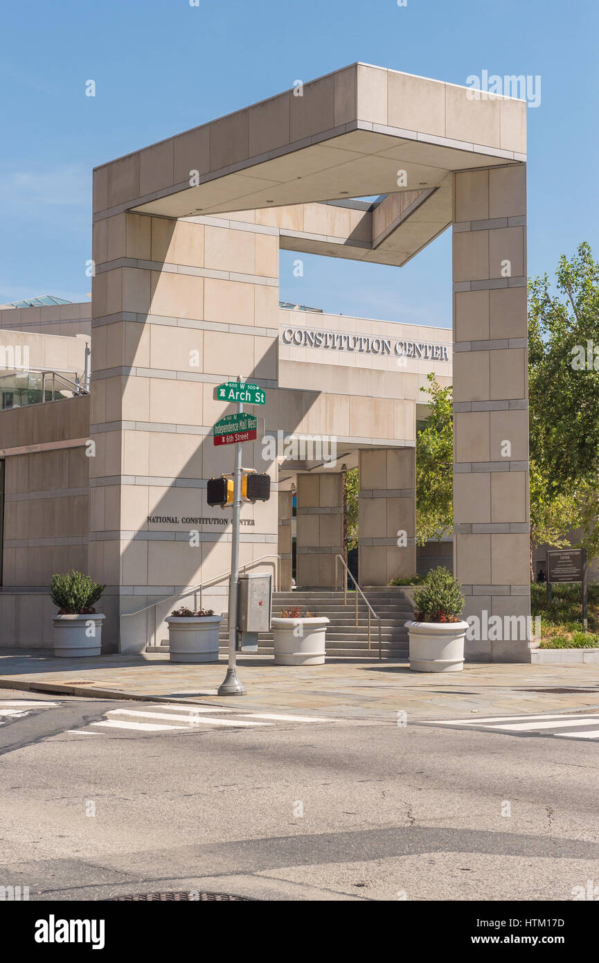 National Constitution Center, Philadelphia, Pennsylvania, USA Stock ...