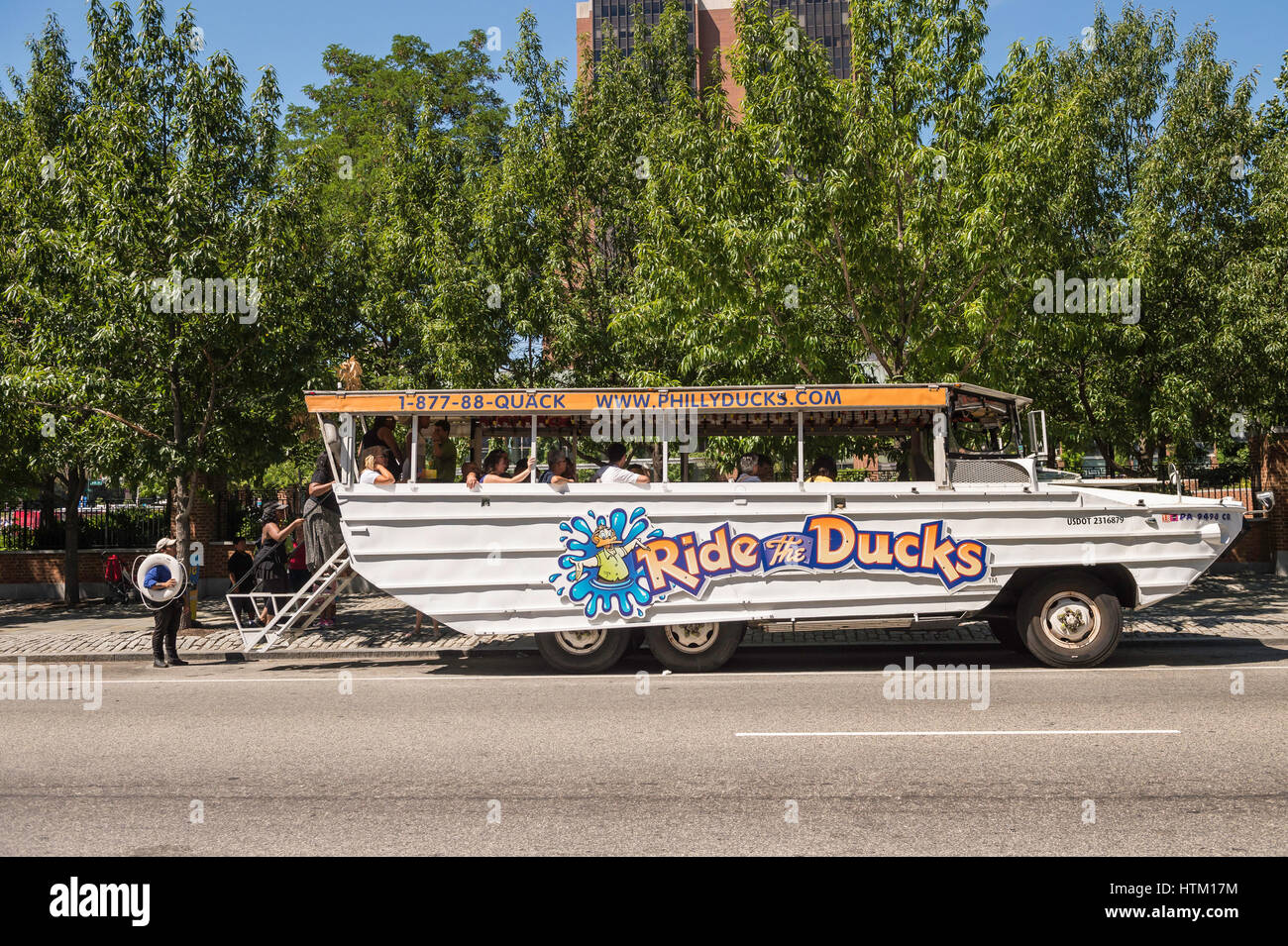 Ride the Ducks, amphibious tour bus, Philadelphia, Pennsylvania, USA ...
