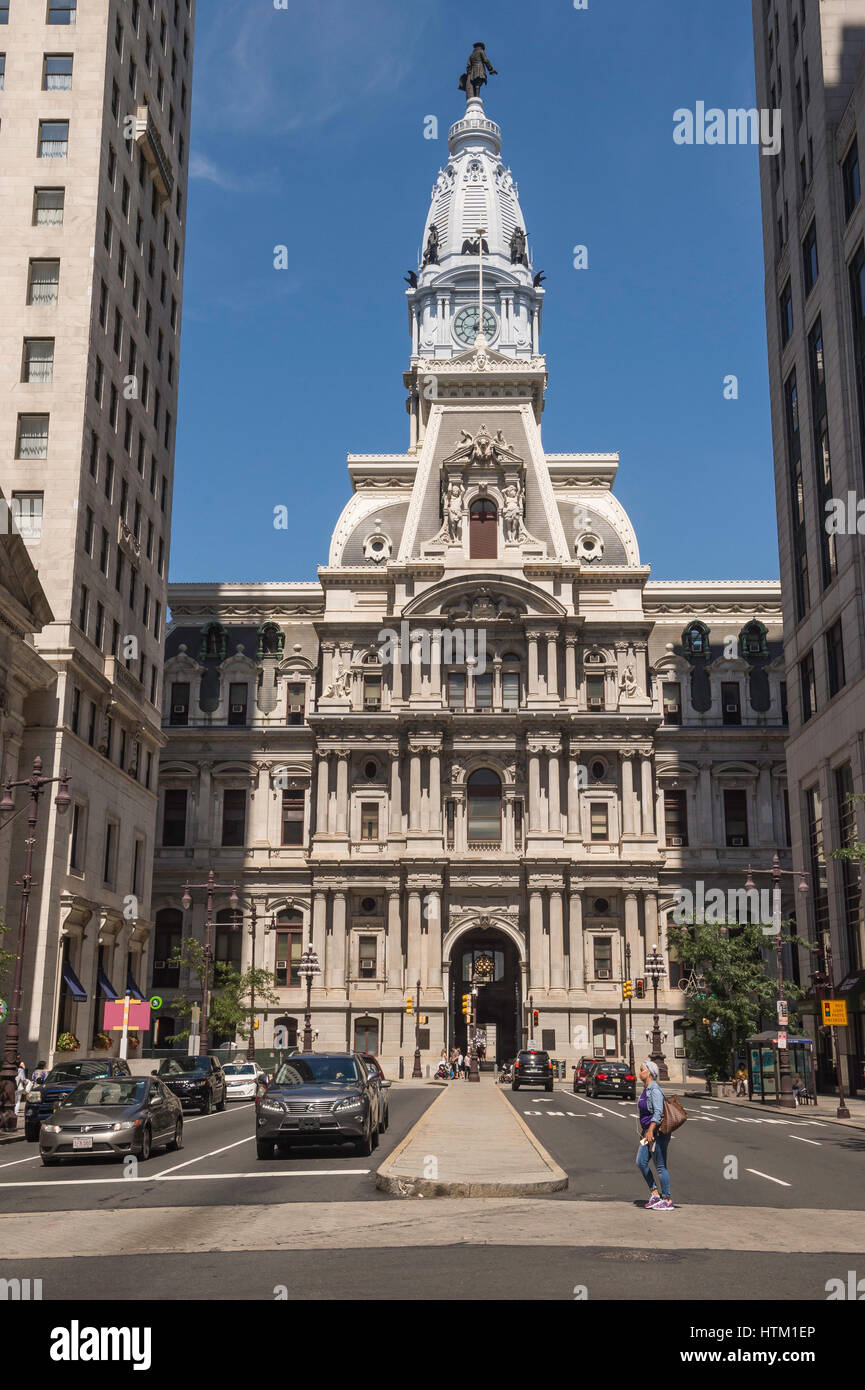 Philadelphia city hall hi-res stock photography and images - Alamy