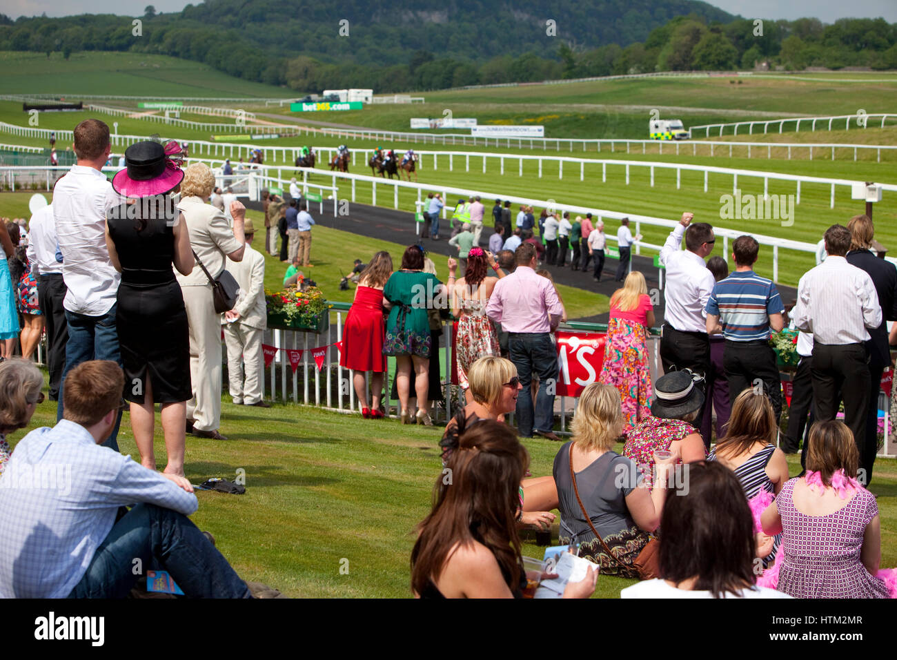 Chepstow racecourse in Monmouthshire, Wales, United Kingdom Stock Photo ...