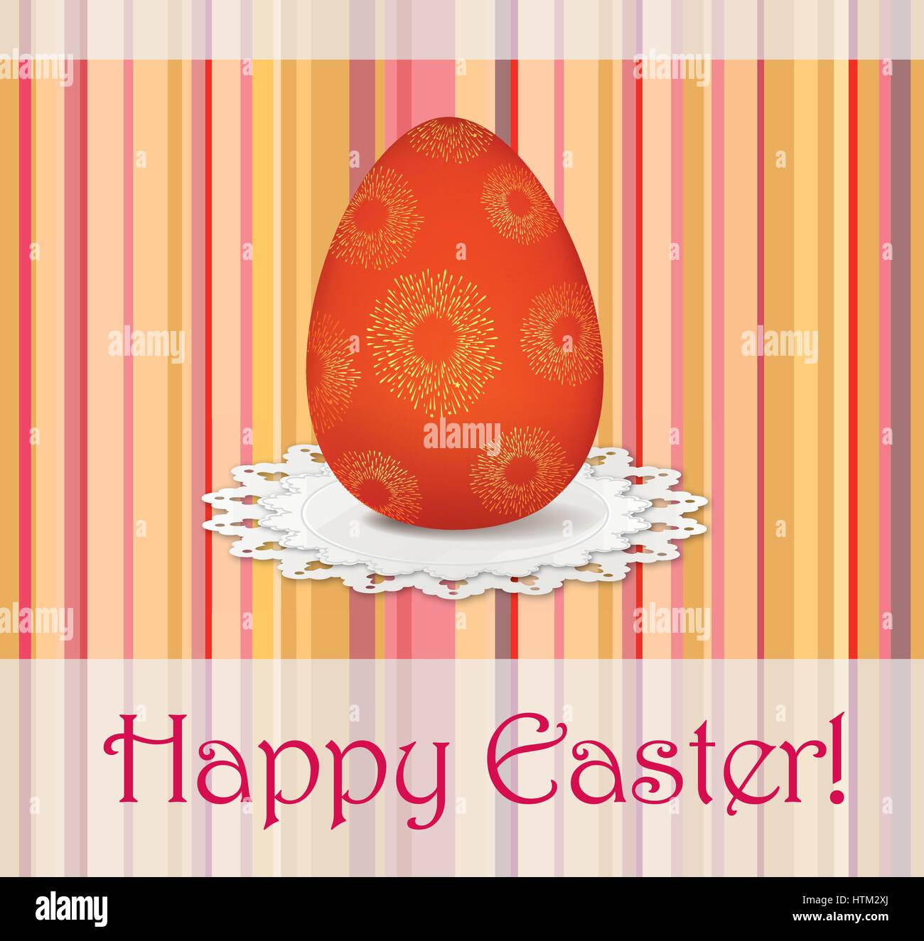 Easter Sign. Easter greeting card background. Religious faith symbol ...