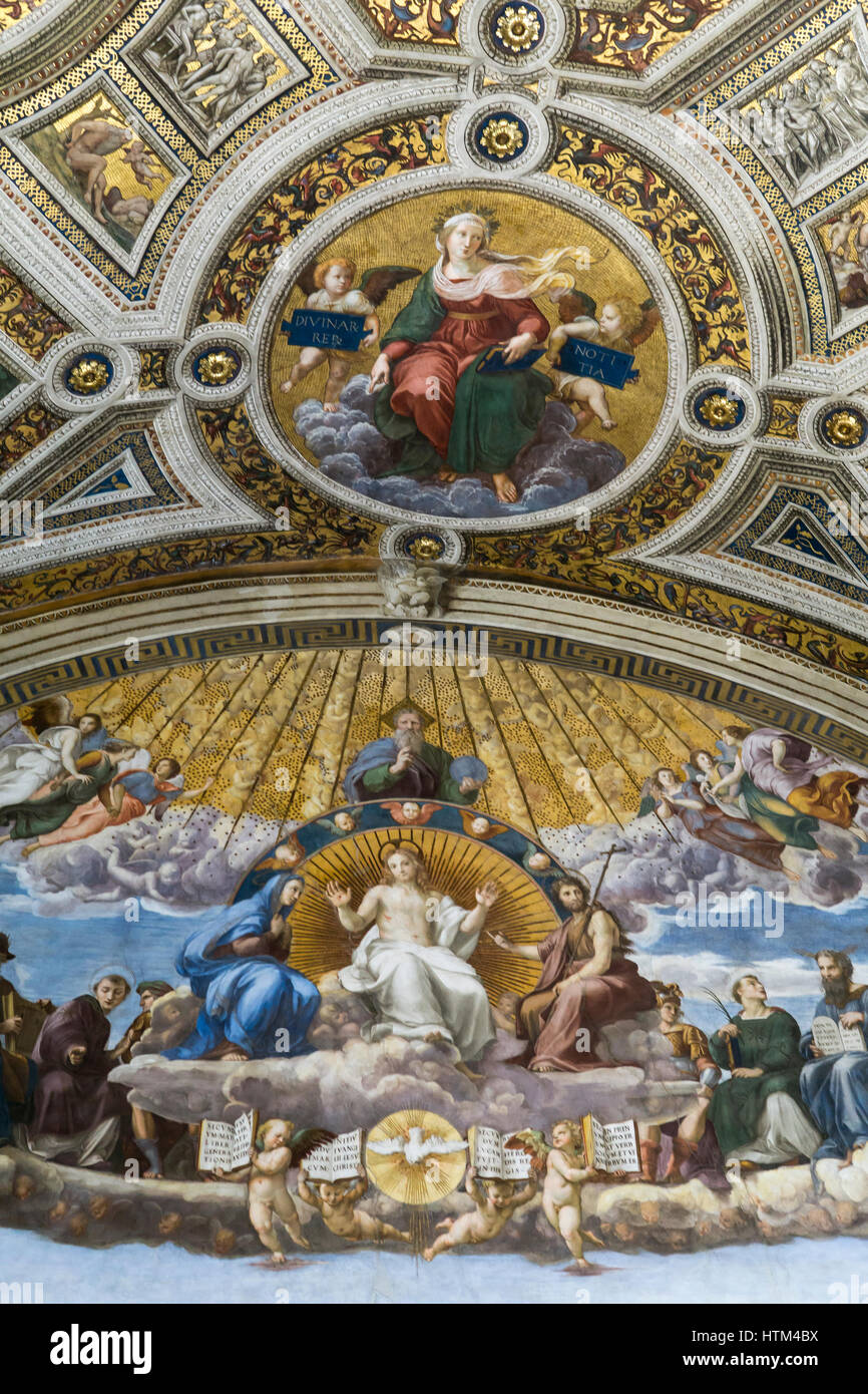 Raphael's Rooms(1508-1524) in The Vatican Museum, Raphael(!483-1520 ...