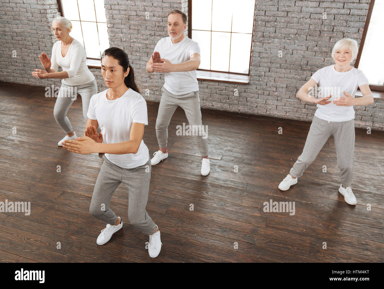 Command of healthy people being in good shape Stock Photo - Alamy