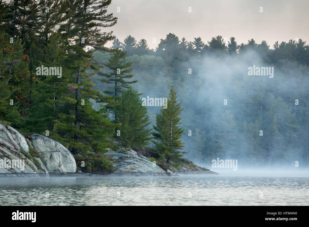Charlton Lake at dawn, Ontario, Canada Stock Photo - Alamy