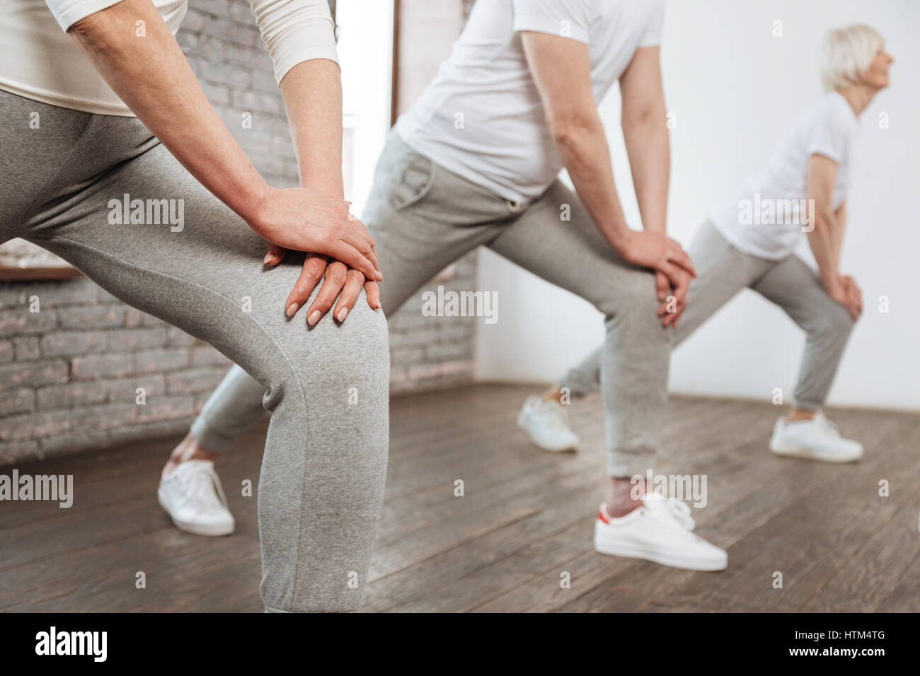 Left bent leg hi-res stock photography and images - Alamy