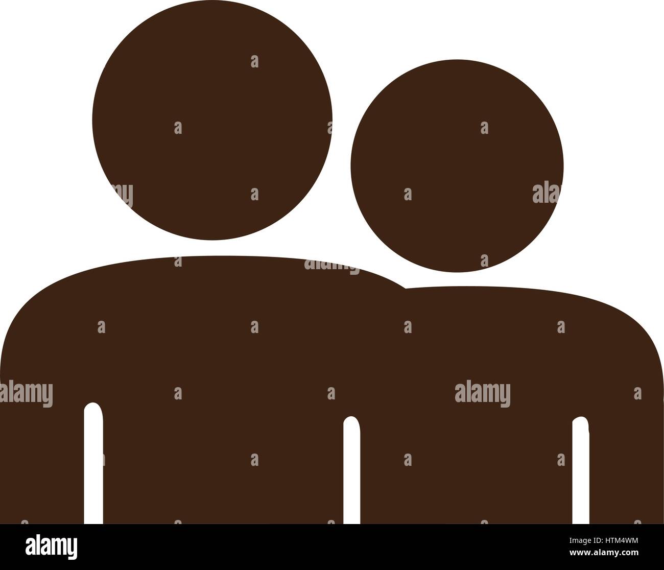 silhouette pictogram people icon flat Stock Vector Image & Art - Alamy