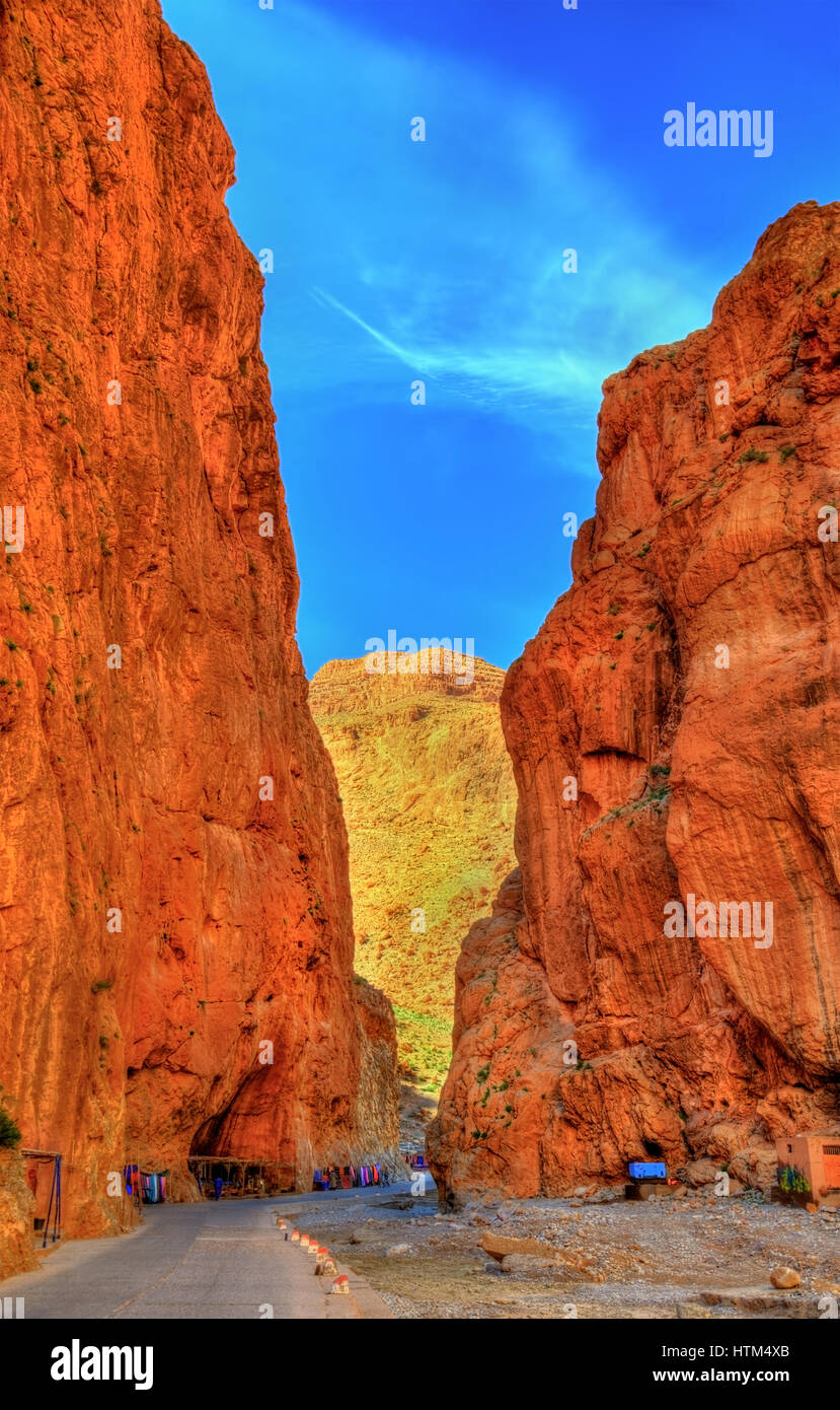Todgha Gorge, a canyon in the Atlas Mountains. Morocco Stock Photo - Alamy