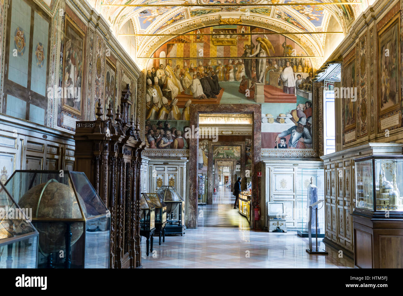 The Vatican Apostolic Library (1475).Vatican museum, Vatican city, Rome ...