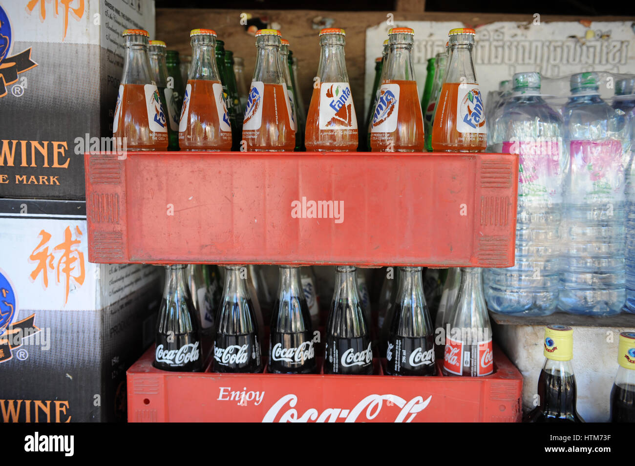 Soft drinks in Asia Stock Photo - Alamy