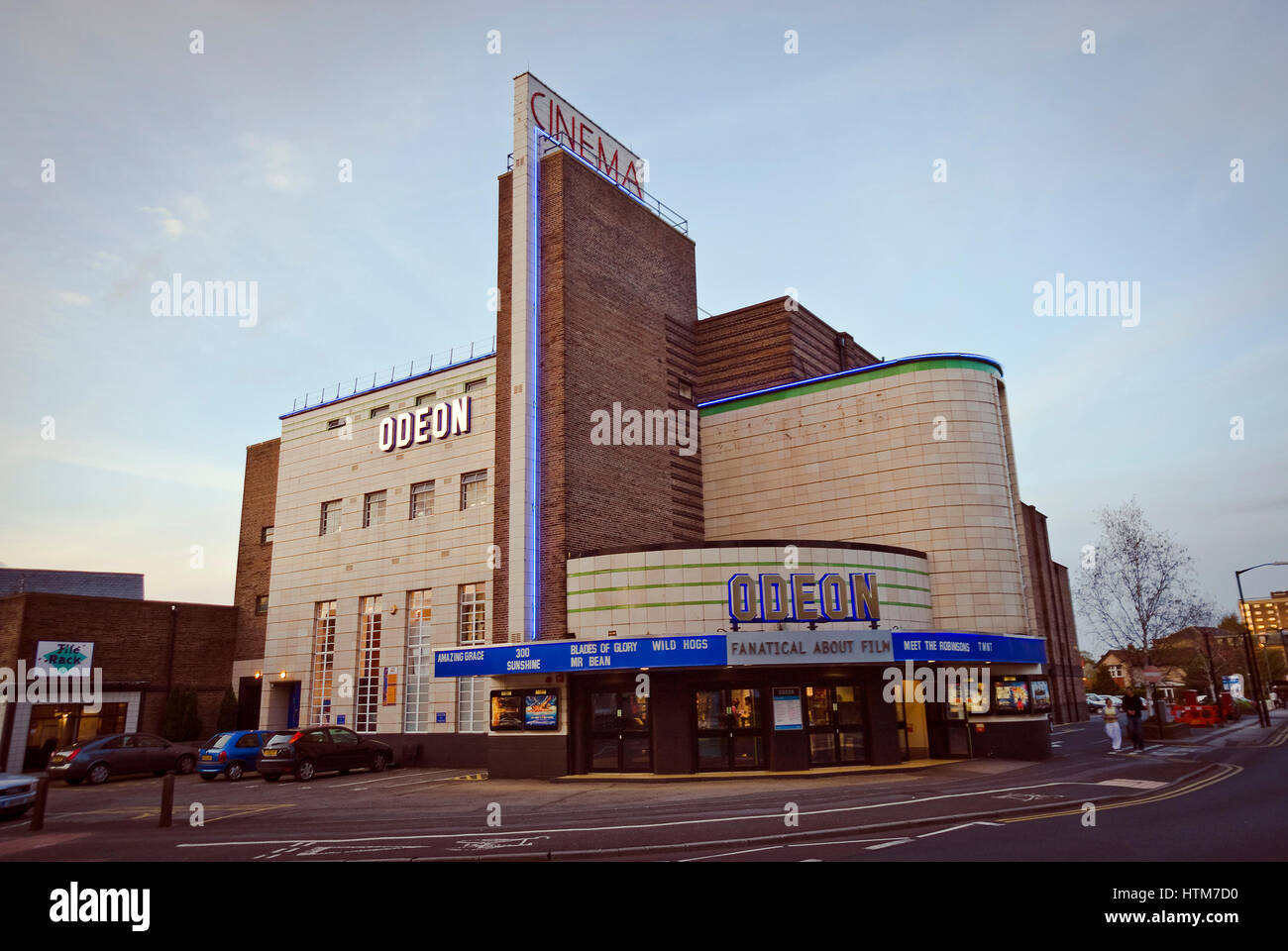 The Art Deco Odeon Cinema in Harrogate, Yorkshire, UK Stock Photo - Alamy