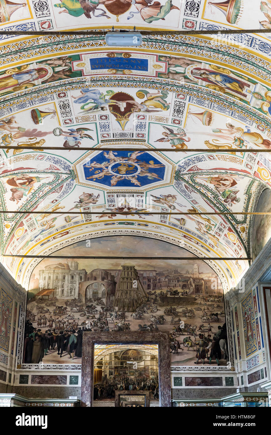 The Vatican Apostolic Library (1475).Vatican museum, Vatican city, Rome ...