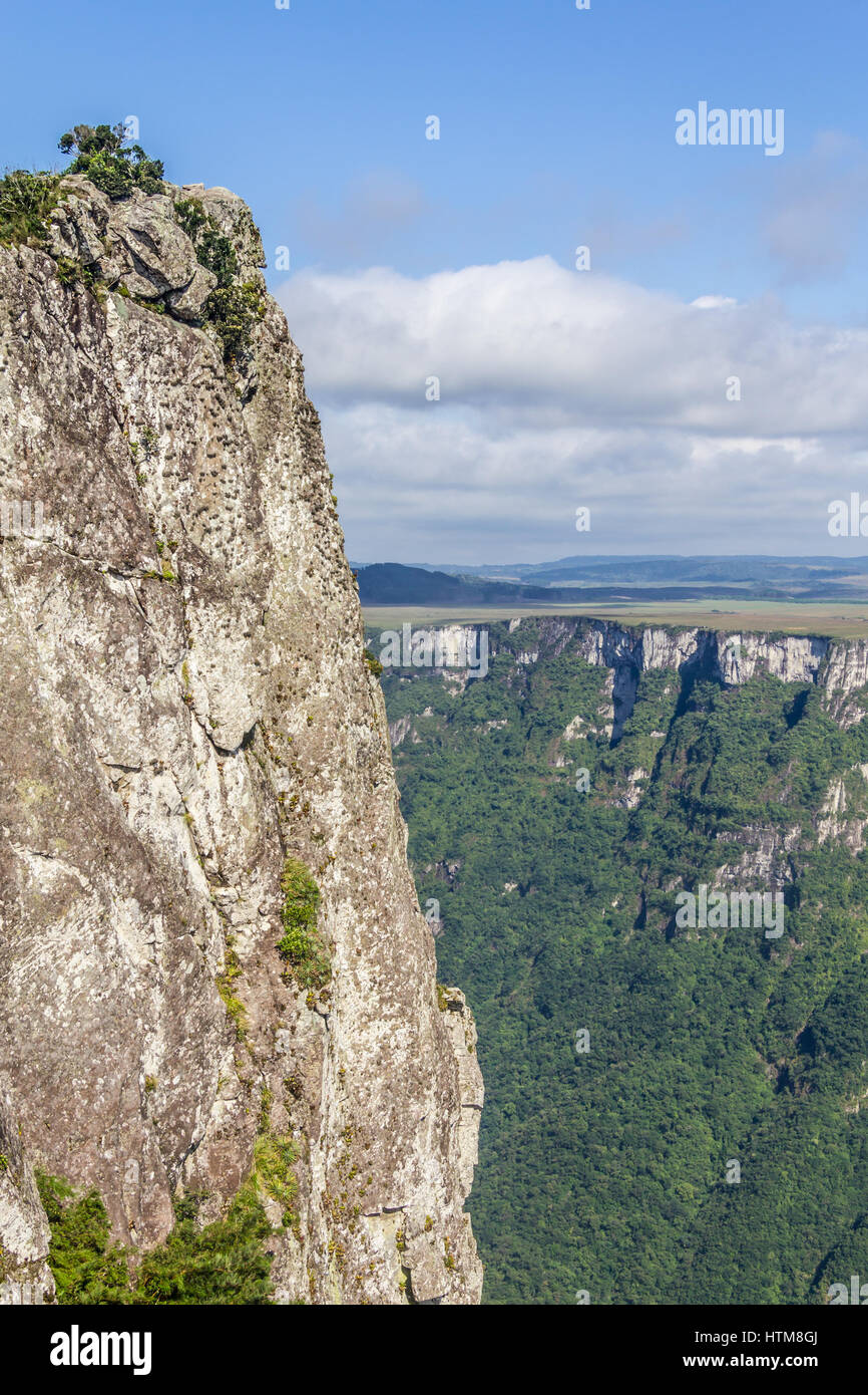 Cliffs at Fortaleza Canyon, Cambara do Sul, Rio Grande do Sul, Brazil ...