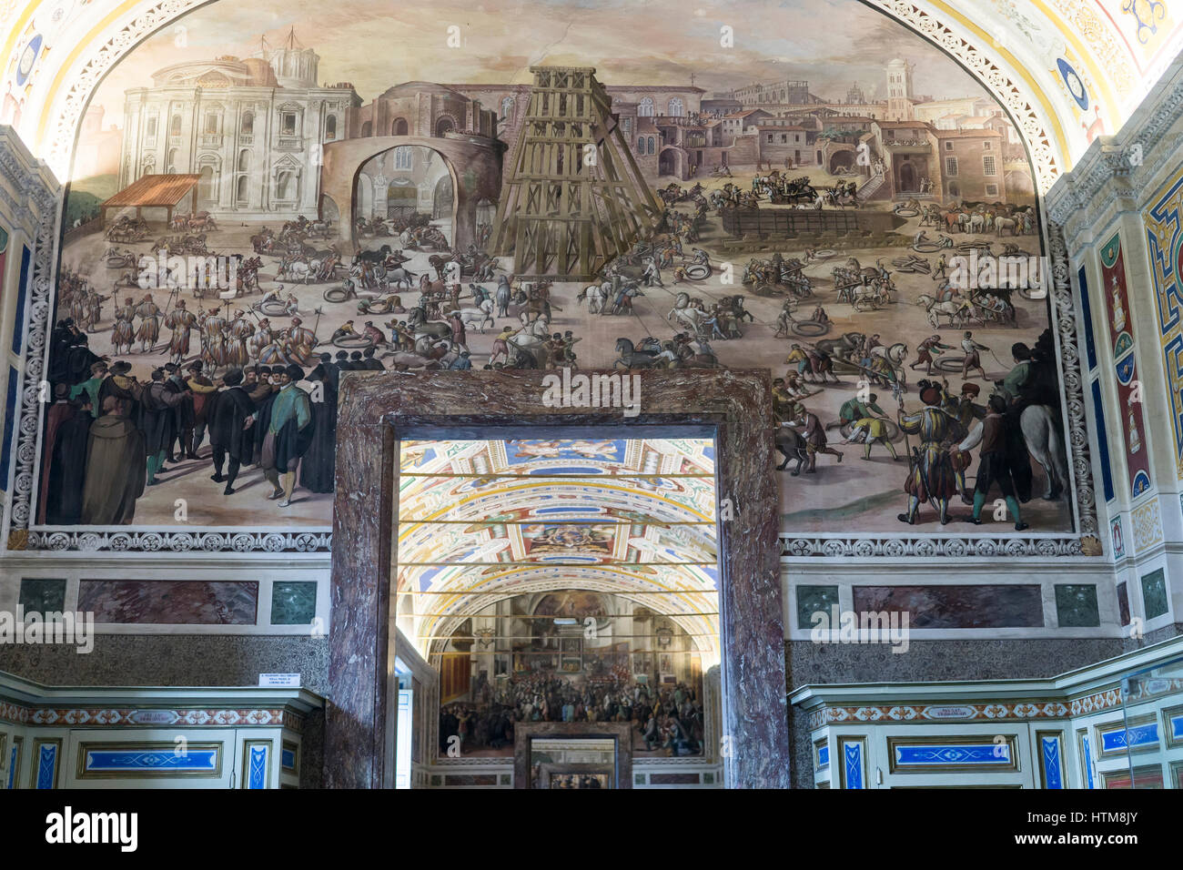 The Vatican Apostolic Library (1475).Vatican museum, Vatican city, Rome ...