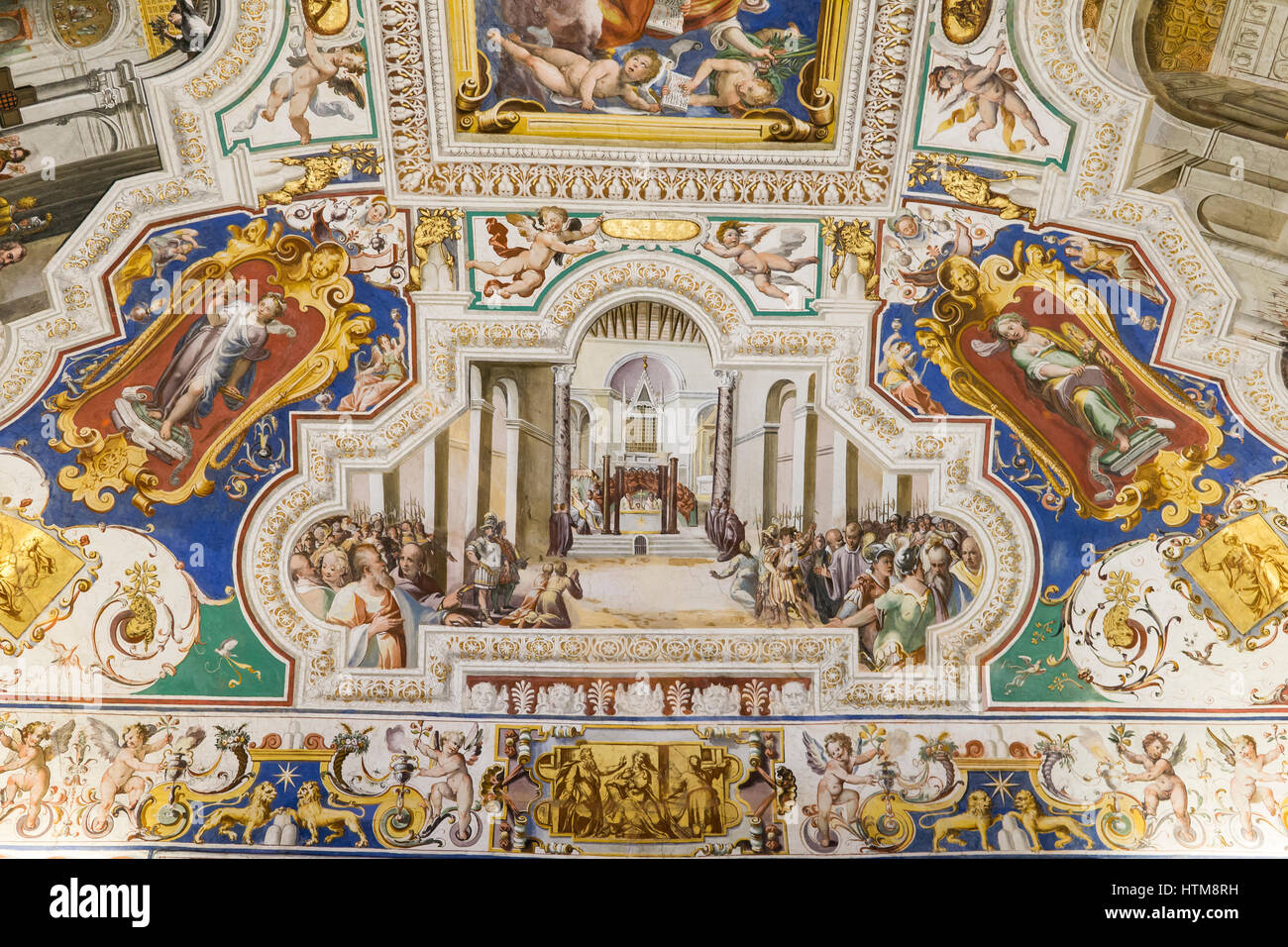 The Vatican Apostolic Library (1475).Vatican museum, Vatican city, Rome ...