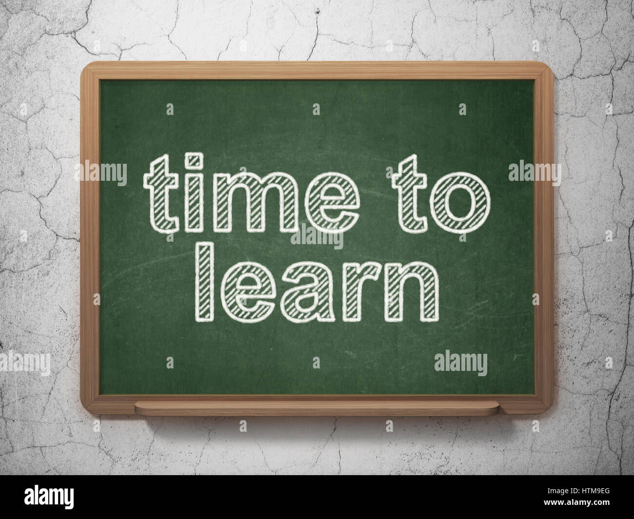 Timeline concept: Time to Learn on chalkboard background Stock Photo ...
