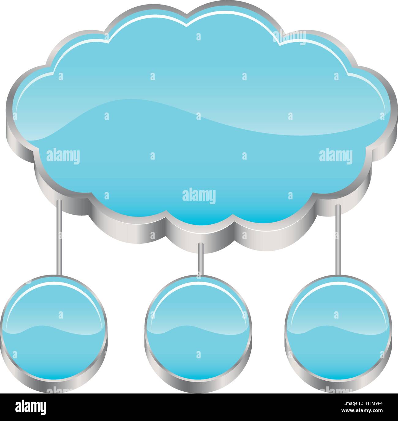 Cloud storage connected set hi-res stock photography and images - Alamy