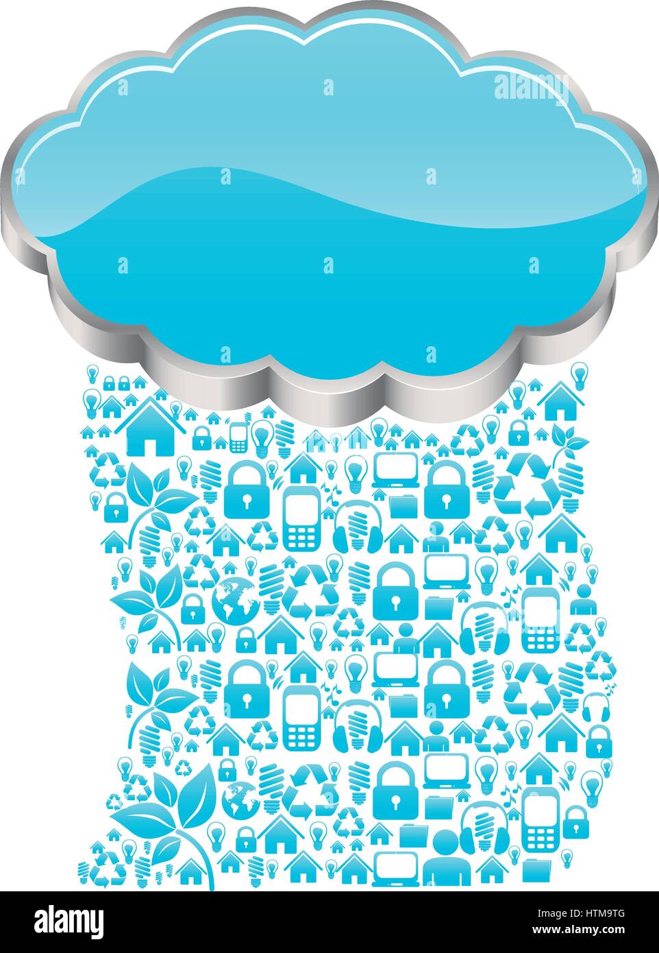 Rain cell Stock Vector Images - Alamy